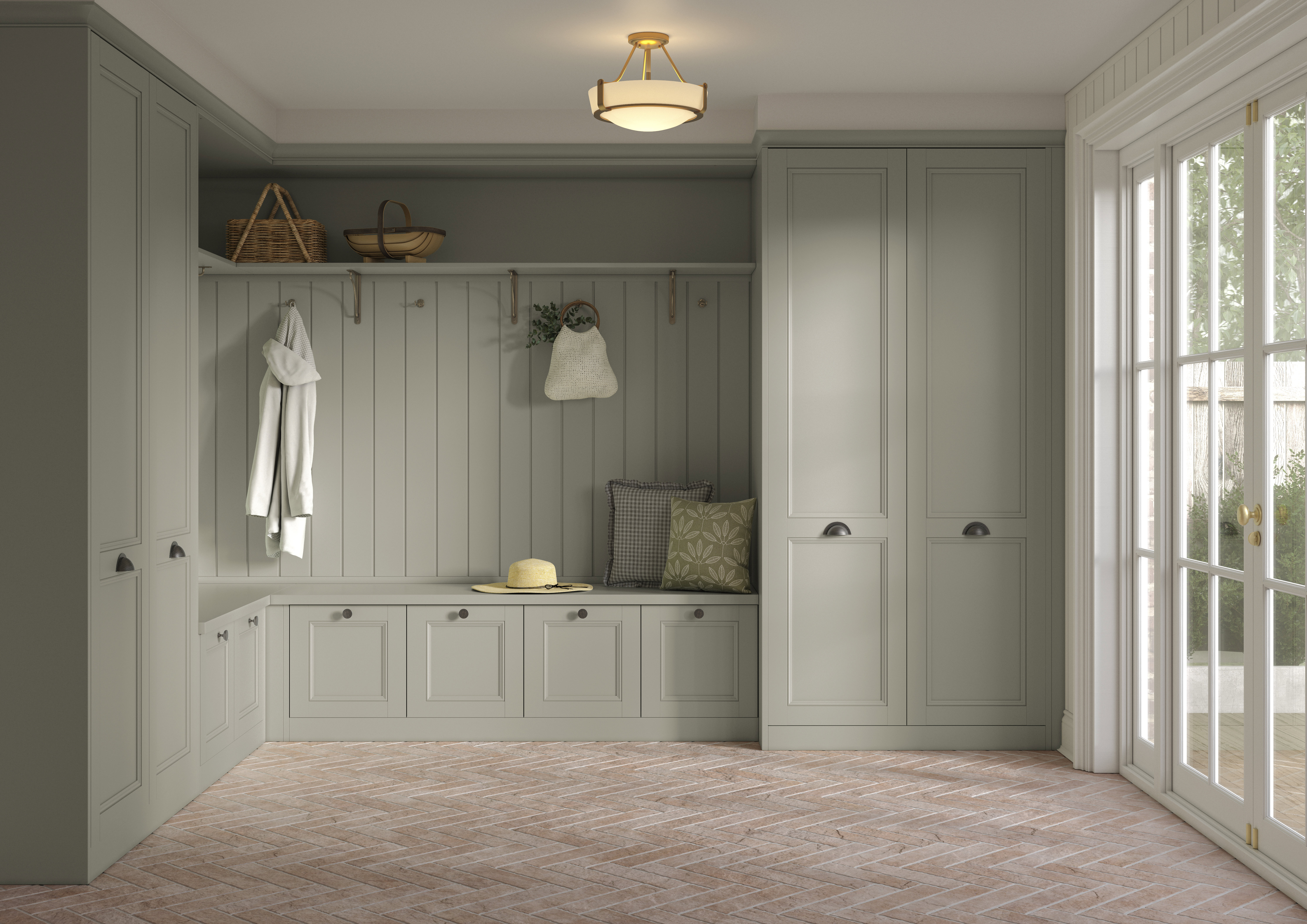 Fitted Boot Room Cabinets, Bespoke Built In Utility Room Cupboards UK ...